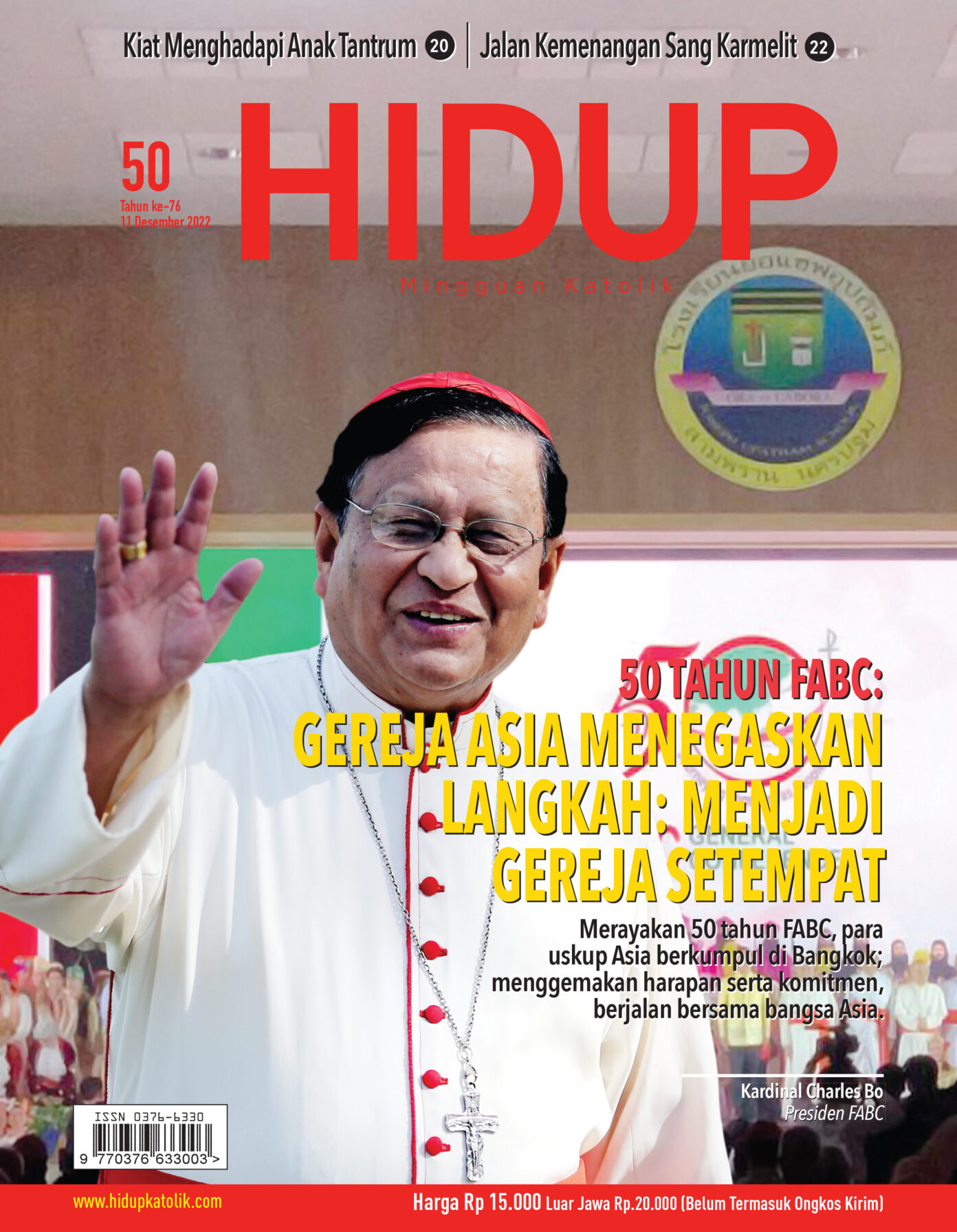 MAJALAH HIDUP EDISI TERBARU, No. 50 TAHUN 2022 | HIDUPKATOLIK.com