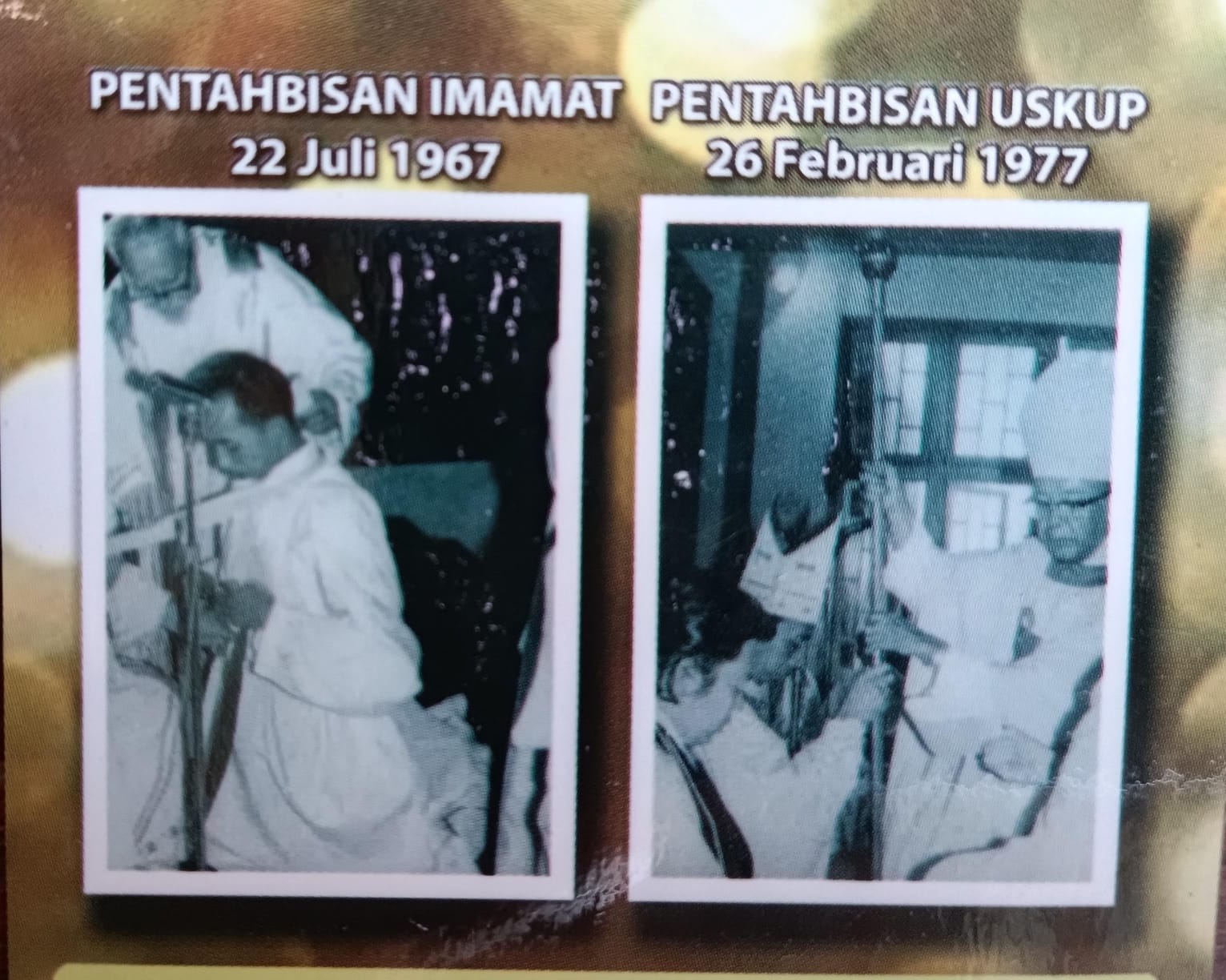 Amor Non Amatur, Perjalanan Panjang Uskup Dayak Pertama di Dunia ...
