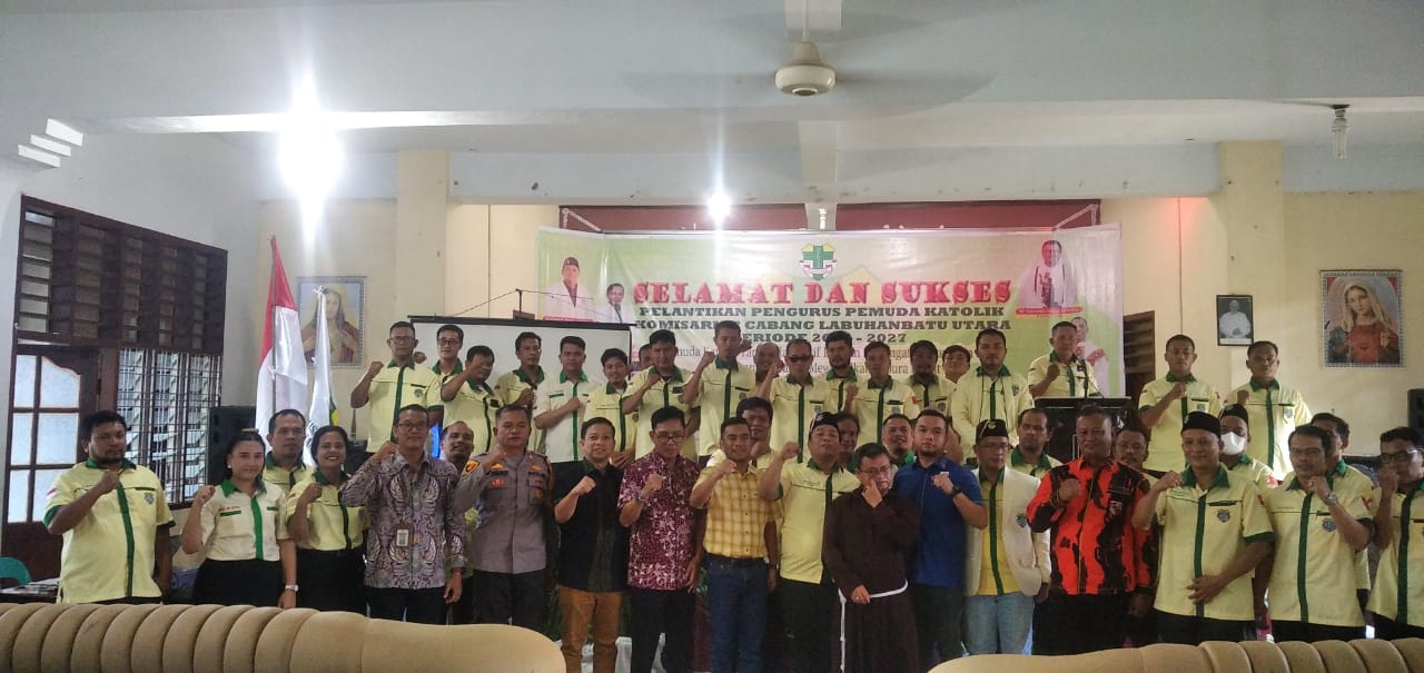 Pelantikan Pengurus Pemuda Katolik Komcab Labura Periode 2024-2027 | HIDUPKATOLIK.com