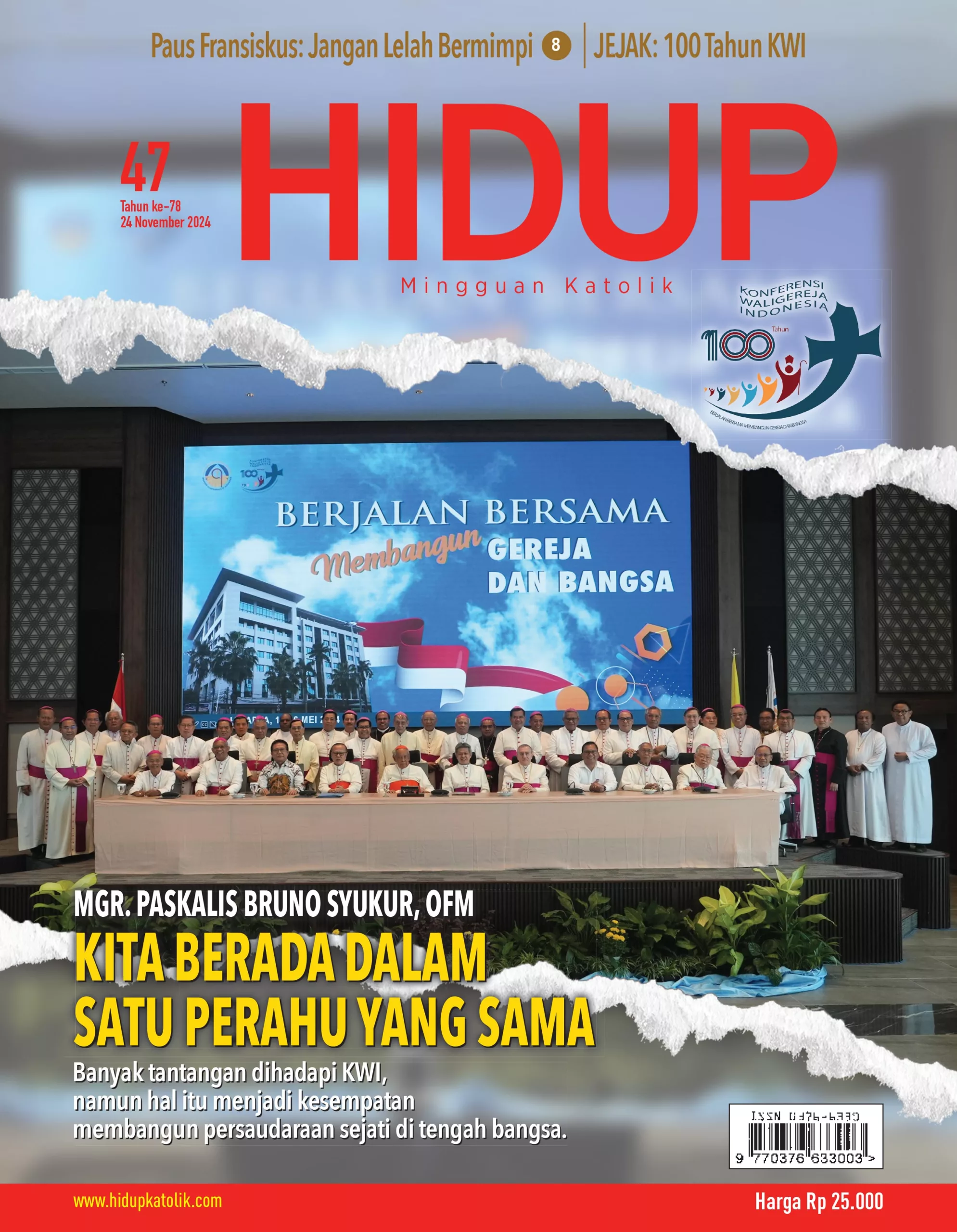 MAJALAH HIDUP EDISI TERBARU, No. 47 TAHUN 2024 | HIDUPKATOLIK.com